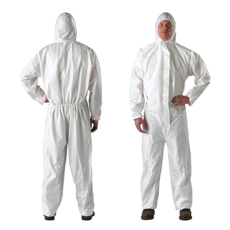 White Isolation Overall Suits - Obertex